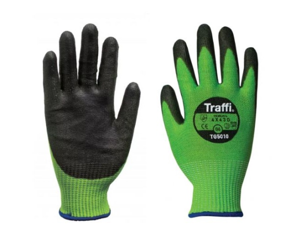 TraffiGlove TG5010 - Green Cut D | Fixmart
